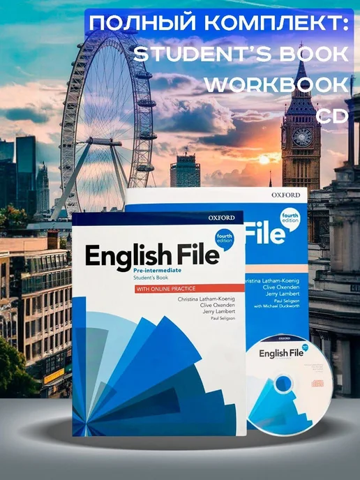 English File Pre Intermediate 4th Edition Sb Wb Cd